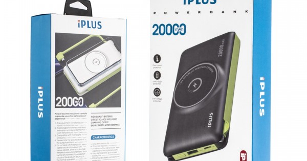 Iplus iP-B102 مغناطيسي لاسلكي بور بانك
